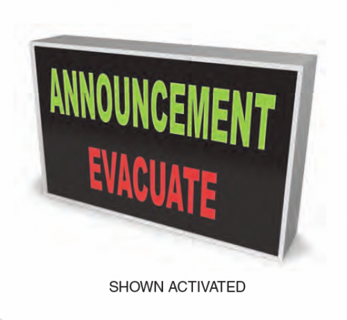 SP-2 Visual Mass Notification Systems - LED Inc.